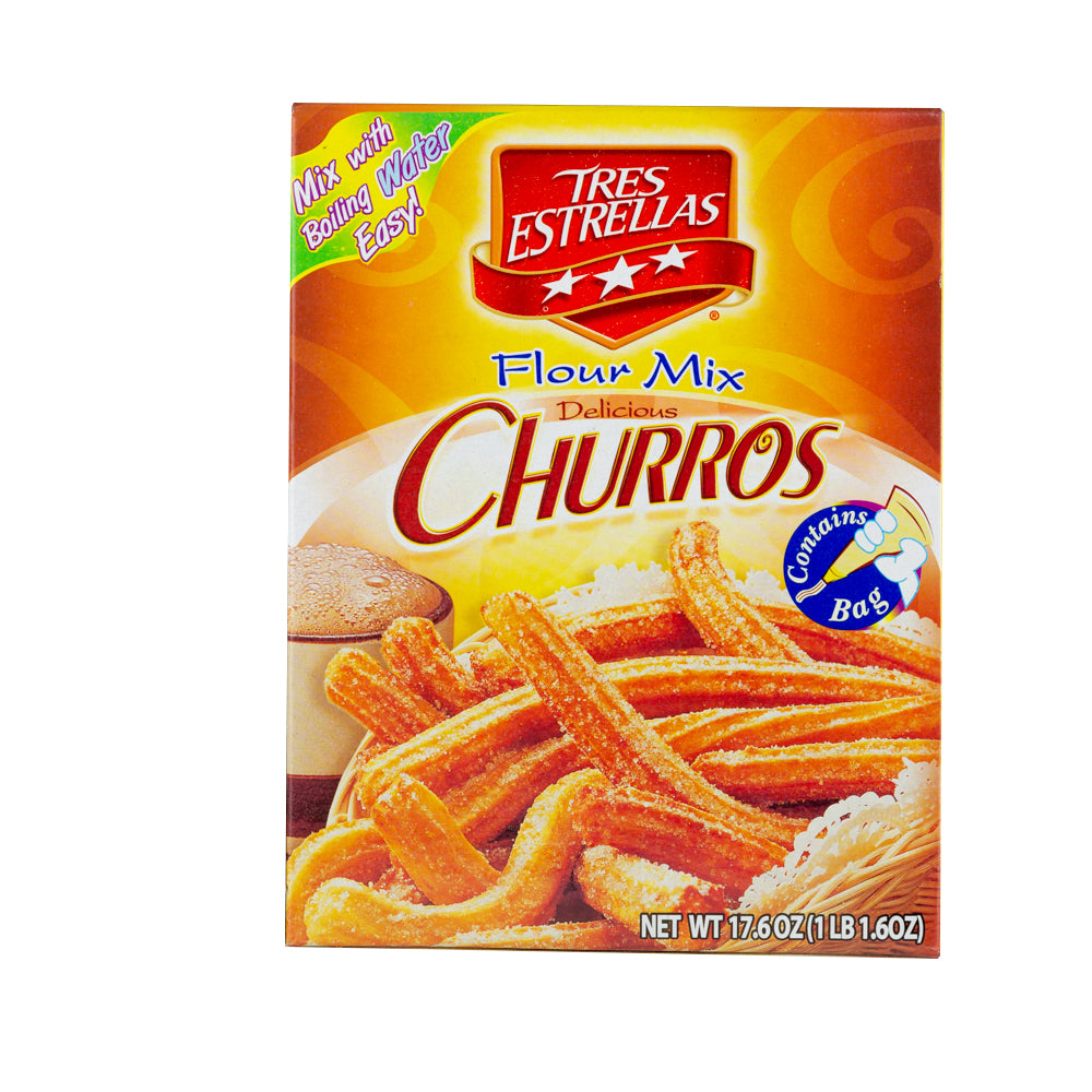 Tres Estrellas Churro Mix Flour 500gr – Latin Deli