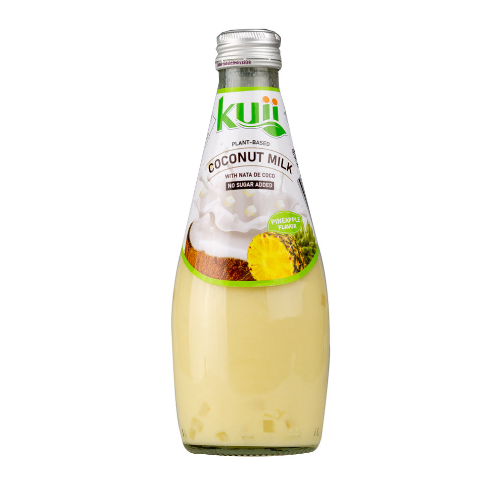 Kuii Coconut Milk With Nata De Coco PINEAPPLE 290ml NO ADDED SUGAR ...
