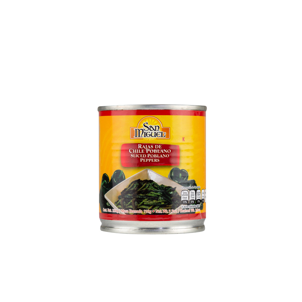 San Miguel Chile Rajas Poblano 215gr – Latin Deli