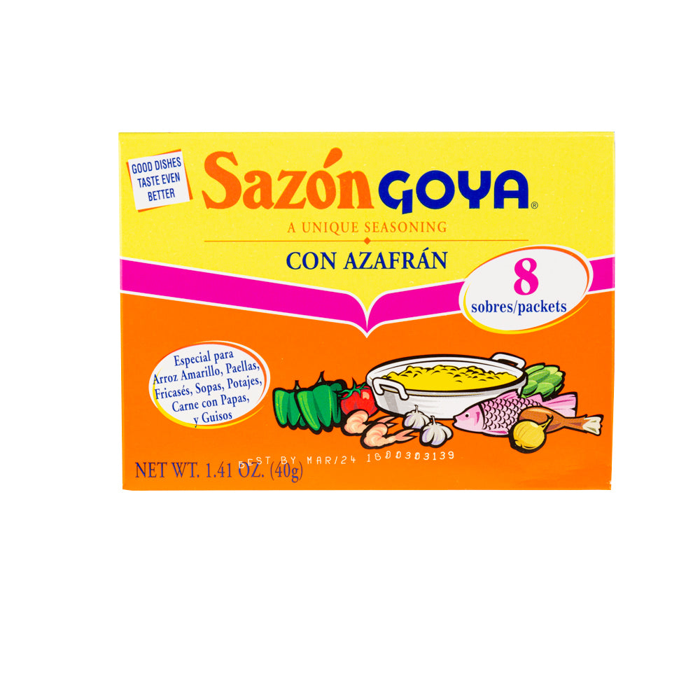 Goya Sazon Con Azafrán 40g – Latin Deli